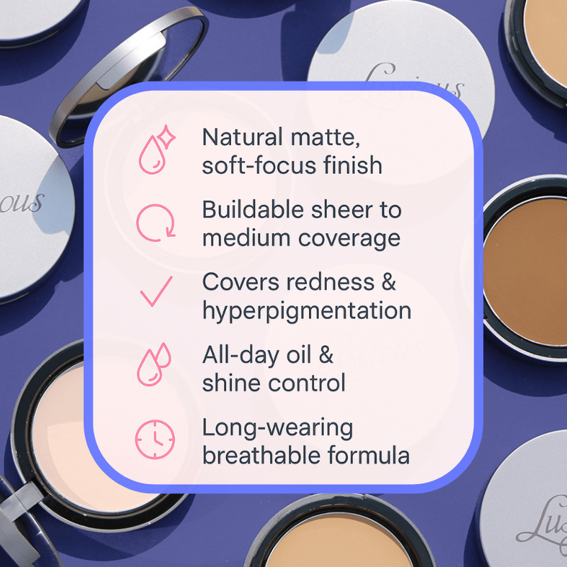 Luscious - Softlight Powder Foundation - Procelain 0