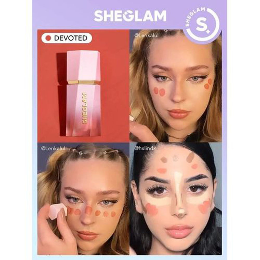 Sheglam - Color Bloom Matte Liquid Blush - Devoted