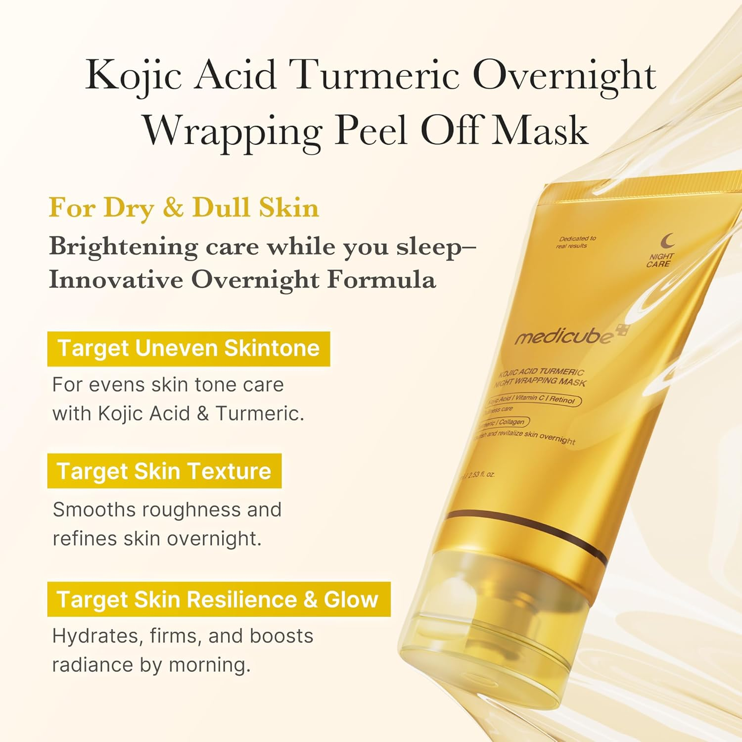 Medicube - Kojic Acid Tumeric Night Waping Mask - 75ml