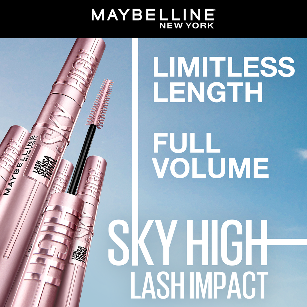 Maybelline - Lash Sensational Sky High Mascara - Very Black – Makeup ...