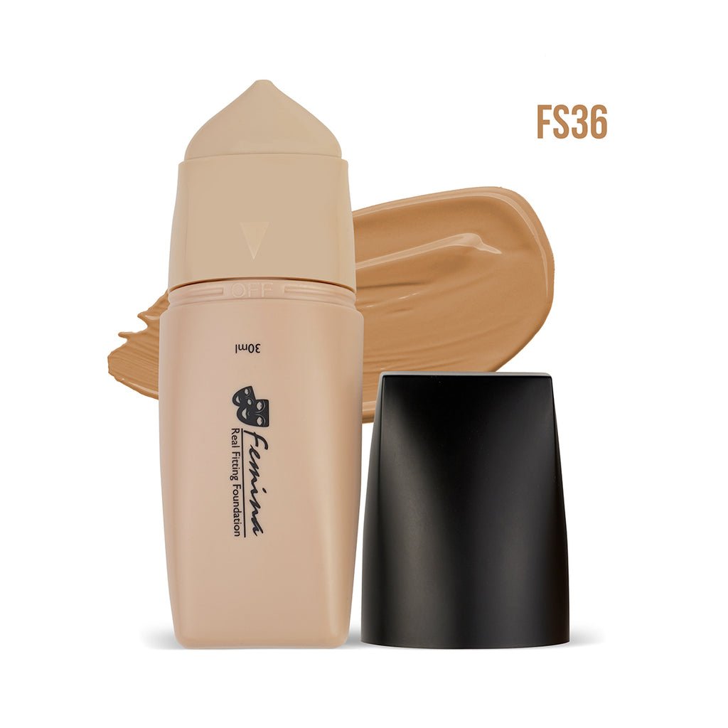 Femina - Real Fitting Foundation - 1W