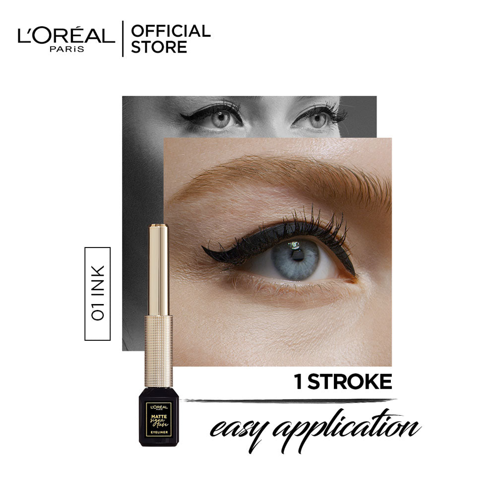 LOreal Paris - Liner Signature Liquid Eyeliner - 01 Ink
